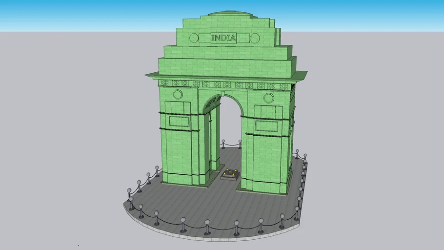 india gate | 3D Warehouse