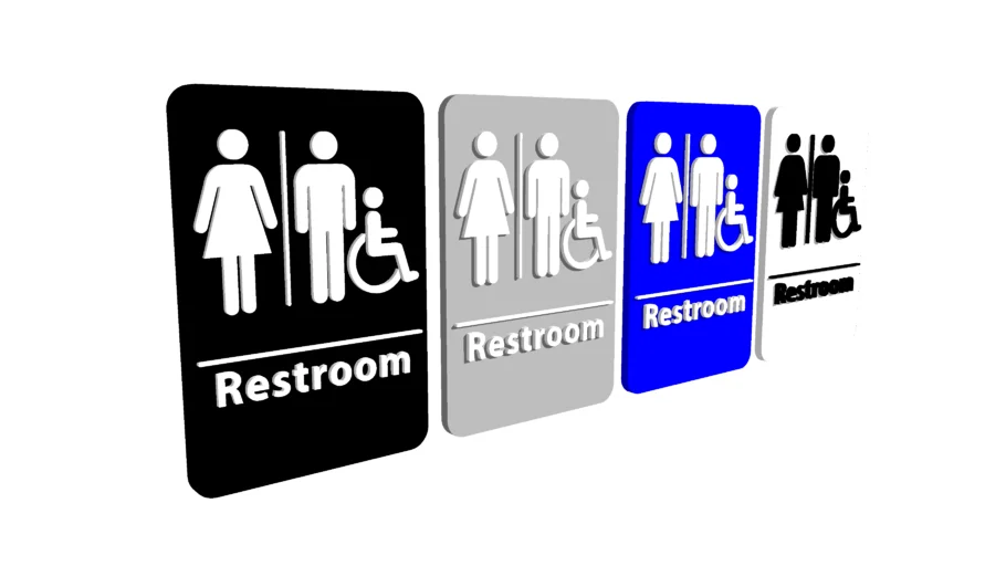 Bathroom Sign | 3D Warehouse