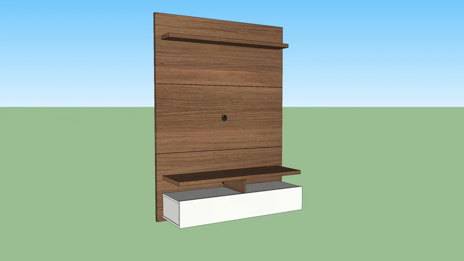 Painel para TV até 42 Polegadas Zeus | 3D Warehouse