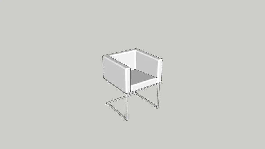 Sofa - Quinlan Lounge Series - Q101 White | 3D Warehouse