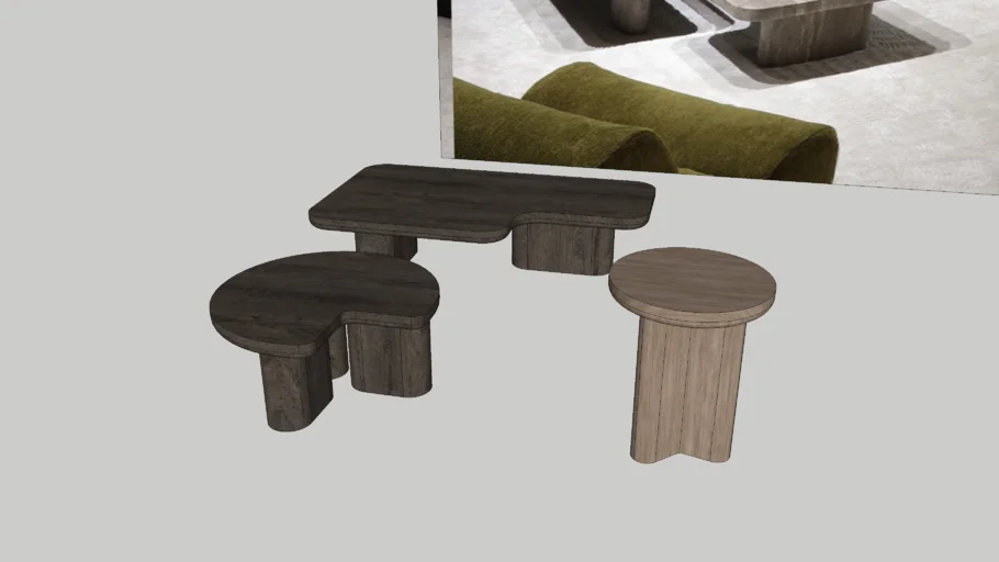 ERNEST COFFEE TABLE - POLIFORM | 3D Warehouse