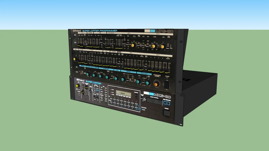 Roland Super Jupiter | 3D Warehouse