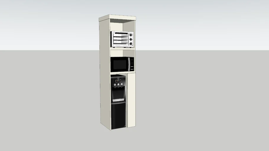 Oven, Microwave dan Dispenser | 3D Warehouse