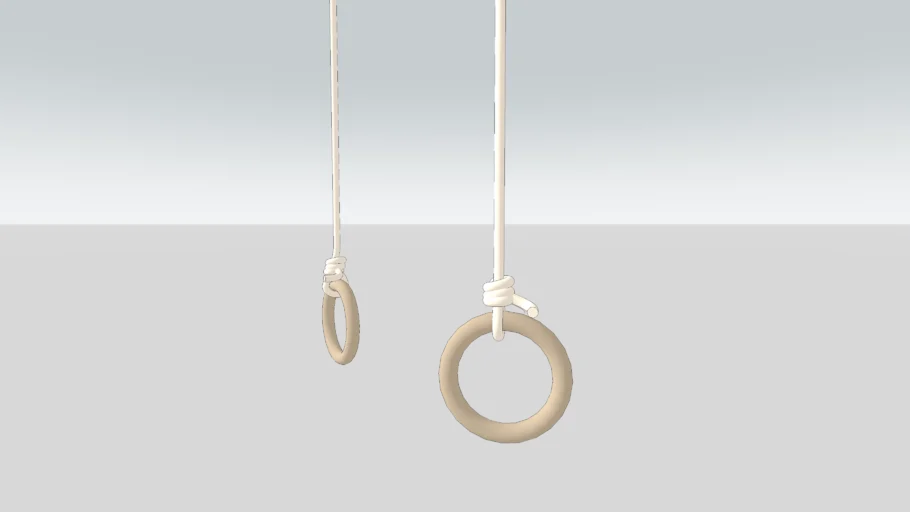 Gymnastics Rope Rings | 3D Warehouse