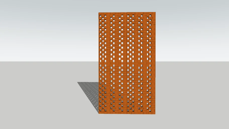 brick wall screen | 3D Warehouse