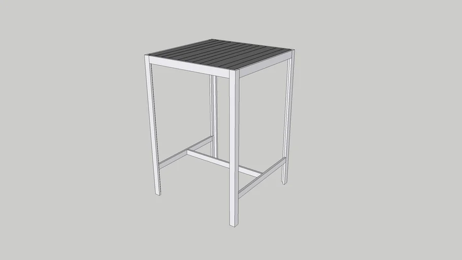 SJÄLLAND bar table | 3D Warehouse