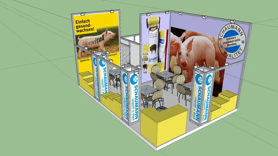 schaumann stand | 3D Warehouse