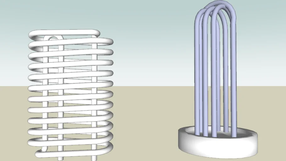 coil,coiled tube,heater,cooler,condenser | 3D Warehouse