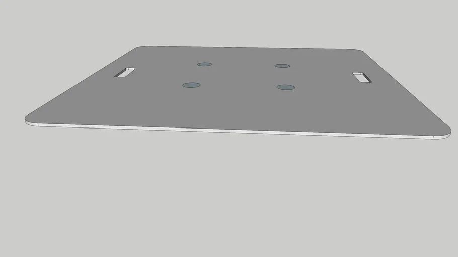 36'x36' Truss Base Plate | 3D Warehouse