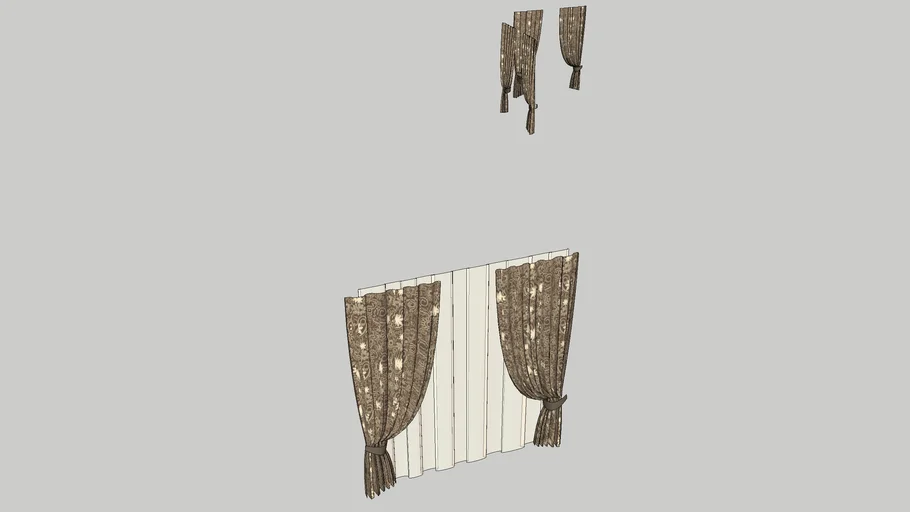 window curtains | 3D Warehouse