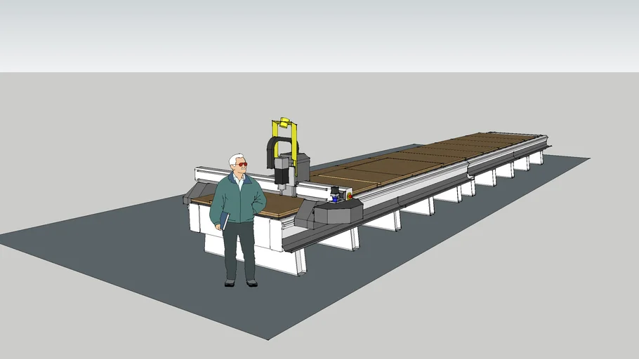 MultiCam CNC Router Table | 3D Warehouse