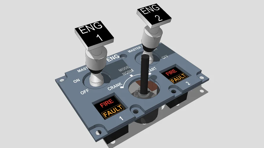 Engine Panel A320 | 3D Warehouse