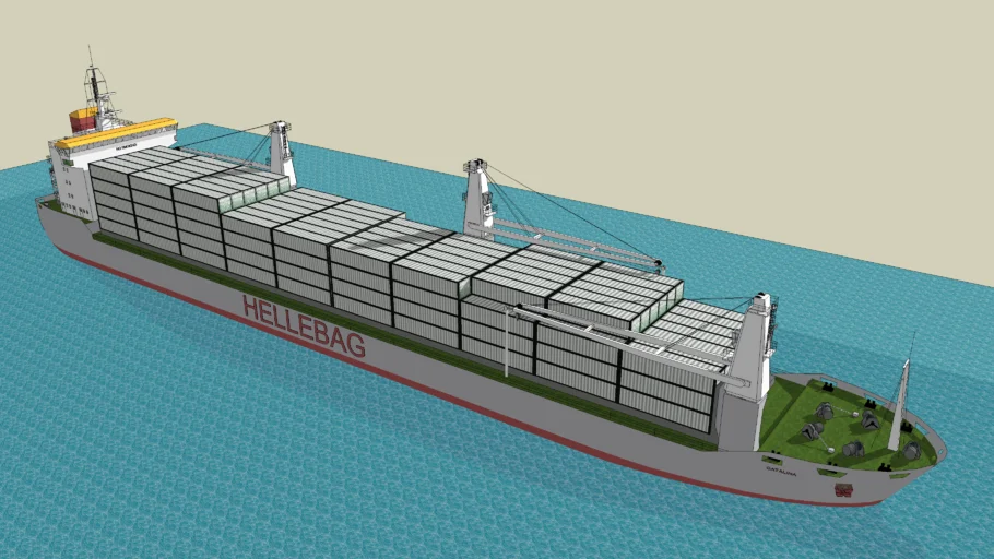 container ship | 3D Warehouse