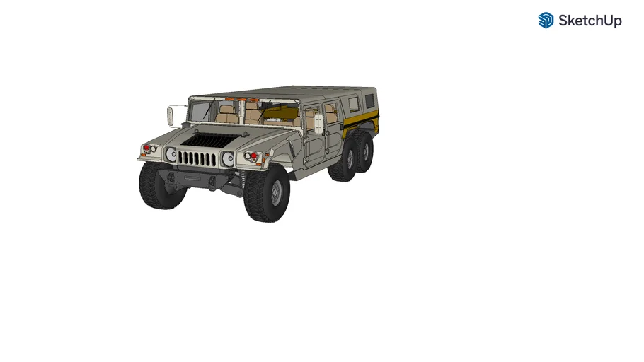 humvee 6x6 custom | 3D Warehouse