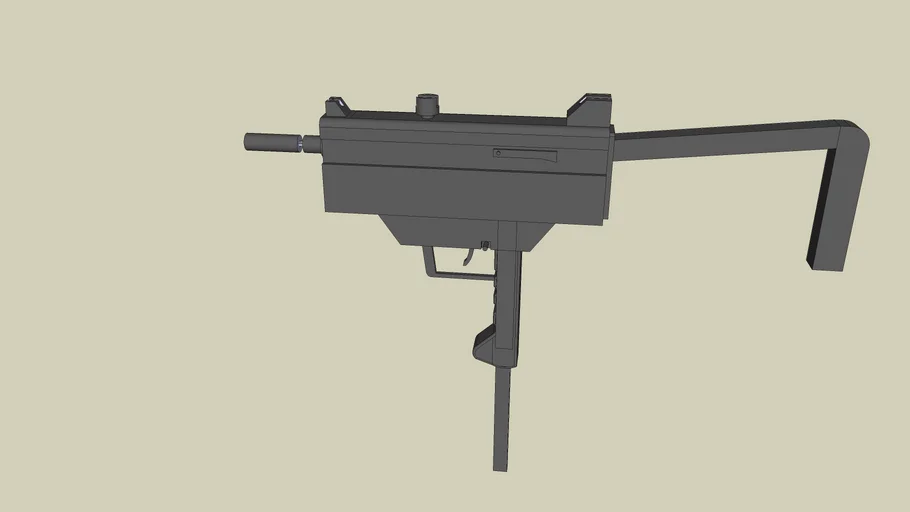 simple uzi (10mins) | 3D Warehouse