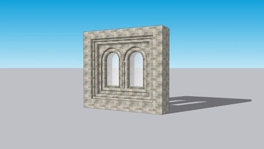 Bas-relief around the windows | 3D Warehouse