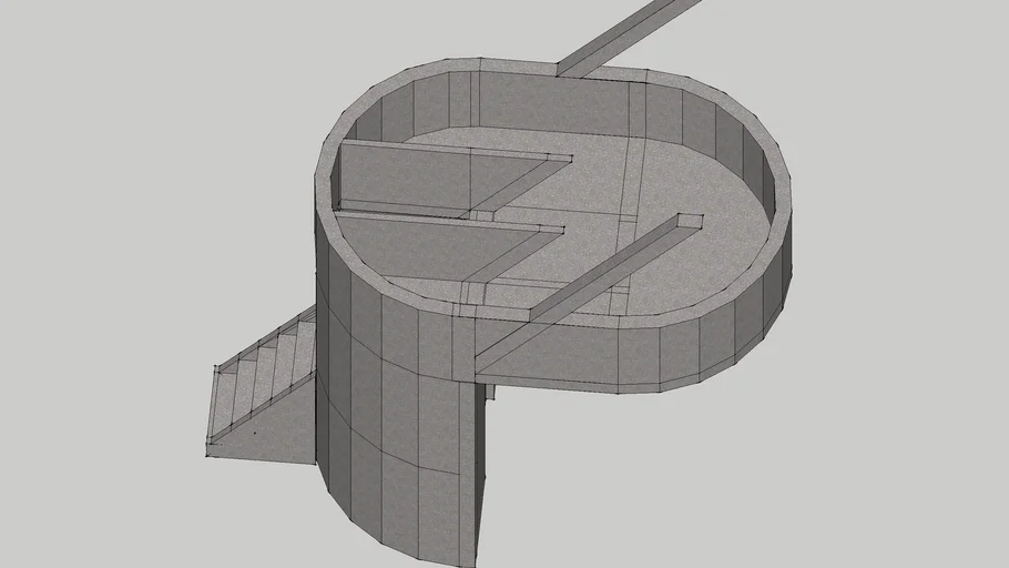 Slot Car Flag Stand | 3D Warehouse