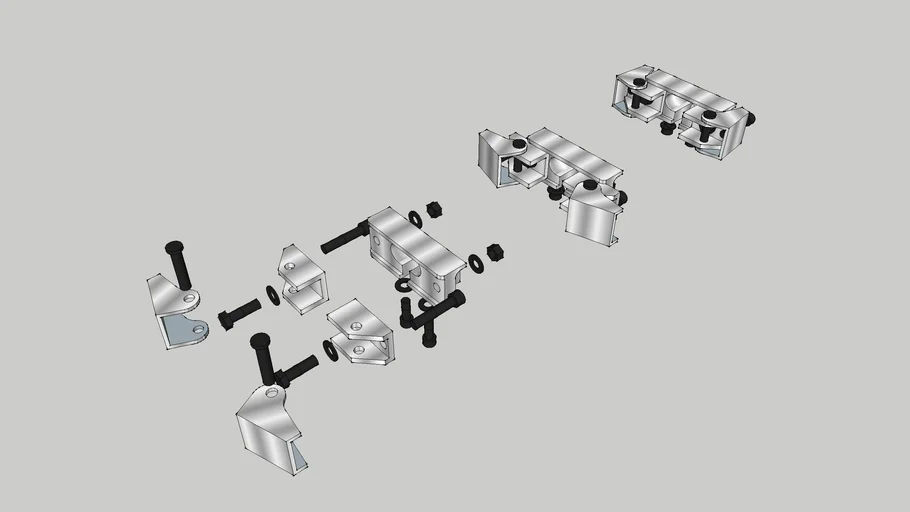 Pivoting limb pocket riser - Exploaded view | 3D Warehouse