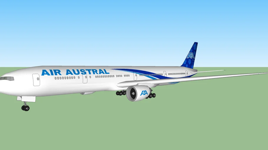 Air Austral Boeing 777-300ER | 3D Warehouse