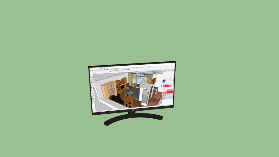 Monitor LG 27inch | 3D Warehouse