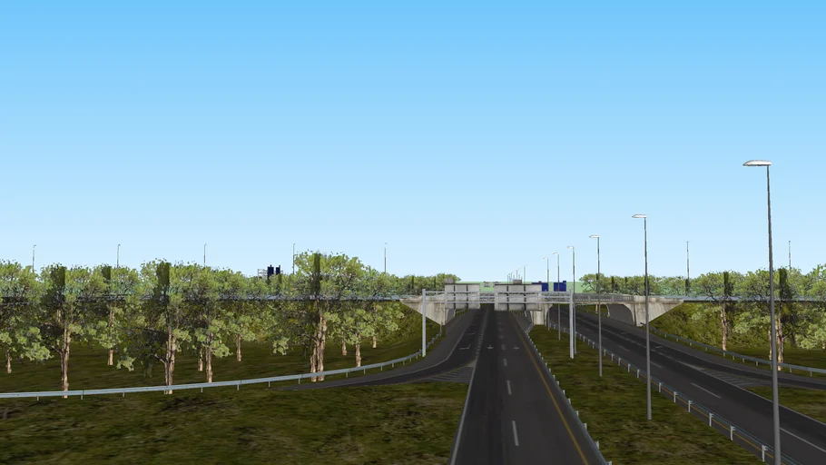 Cloverleaf interchange | 3D Warehouse