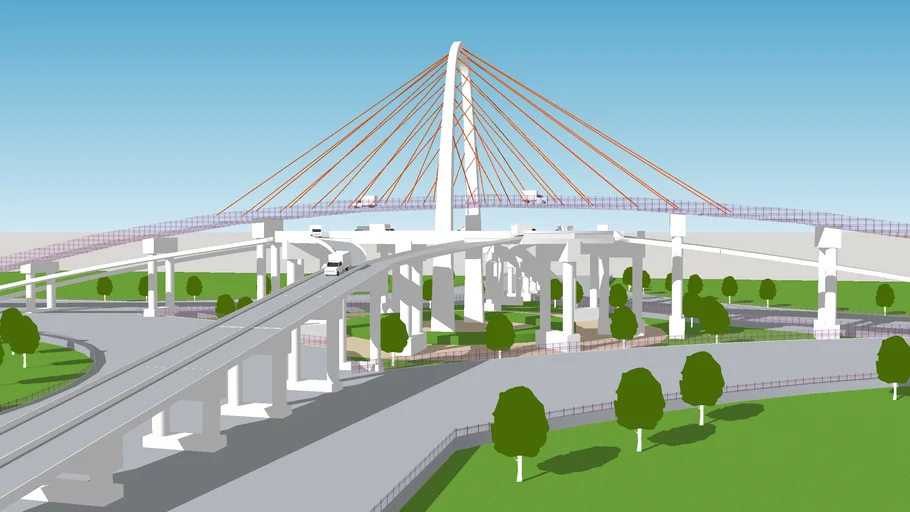 cầu vượt -overpass bridge | 3D Warehouse