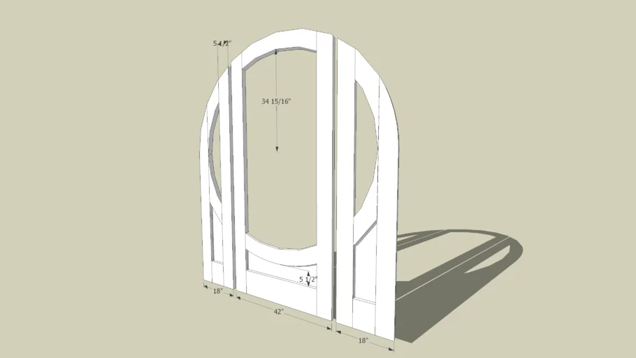 Circle Door | 3D Warehouse