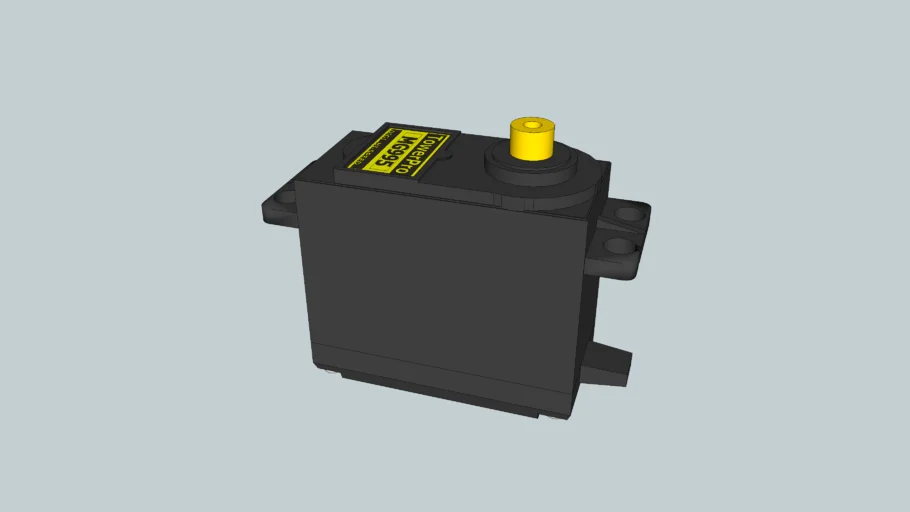 Towerpro Servo motor MG995 | 3D Warehouse
