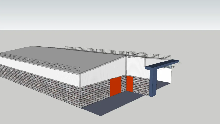 PEB Shed | 3D Warehouse