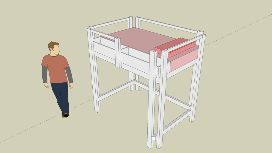 Loft Bed | 3D Warehouse