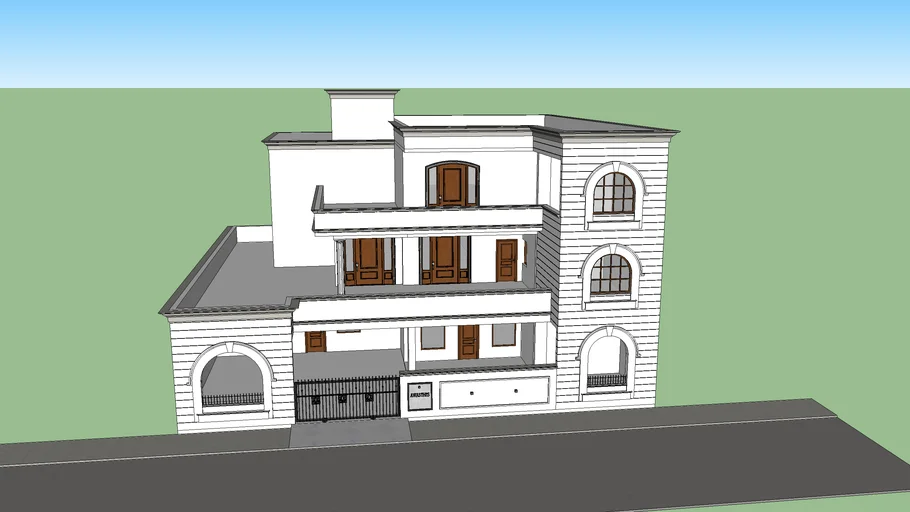 House front elevation | 3D Warehouse