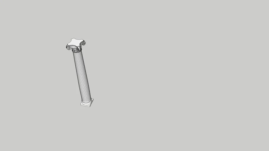 Ionic Column | 3D Warehouse