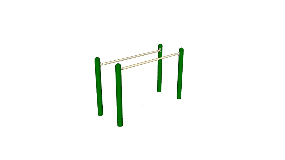 Fitness, Parallel Bars, 78000004 (463-218) | 3D Warehouse