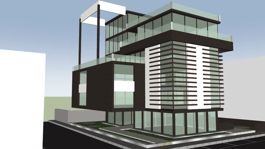modern office building | 3D Warehouse