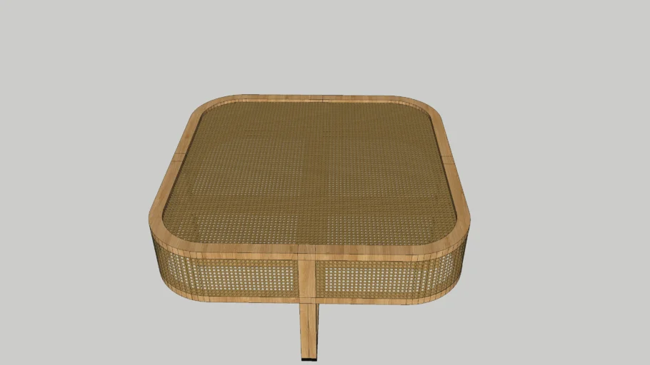 Rattan coffee table | 3D Warehouse