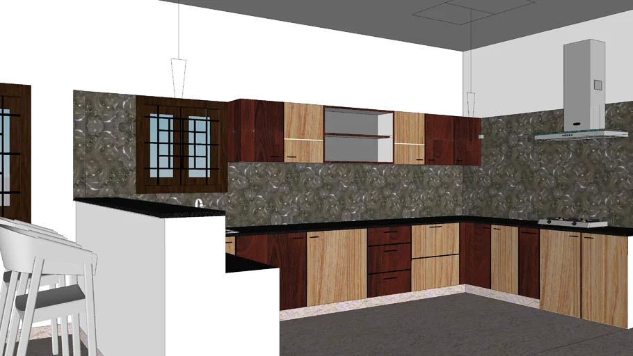 # Modular Kitchen | 3D Warehouse