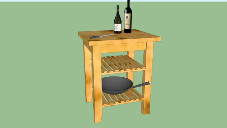 kitchen trolley | 3D Warehouse
