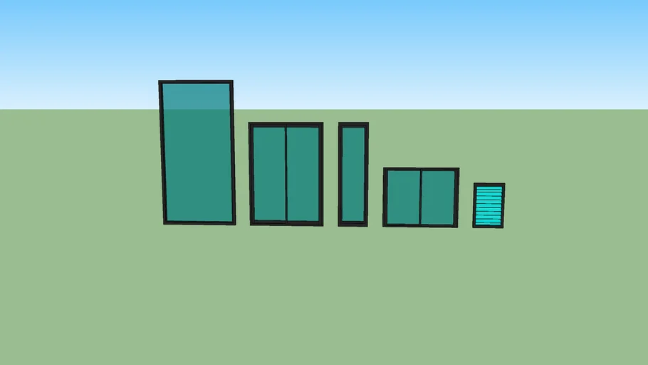 Window Set 1 | 3D Warehouse