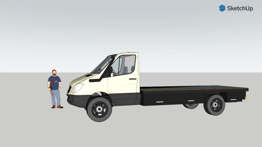 Sprinter sin caja | 3D Warehouse