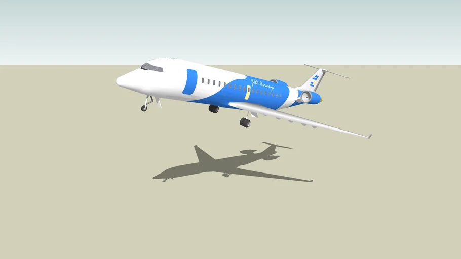 Bombardier CRJ-100 (Paint) | 3D Warehouse