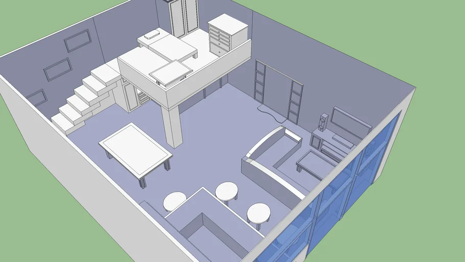 studio apartment | 3D Warehouse