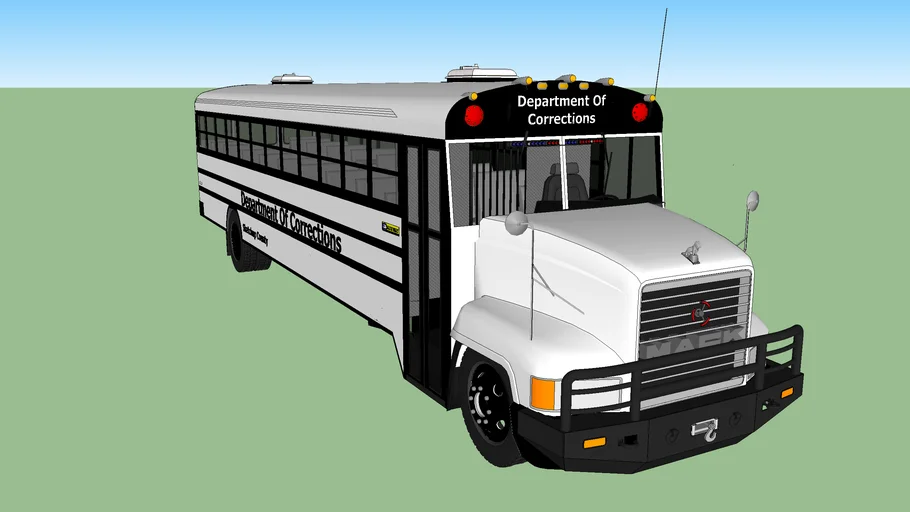 Prison Bus | 3D Warehouse