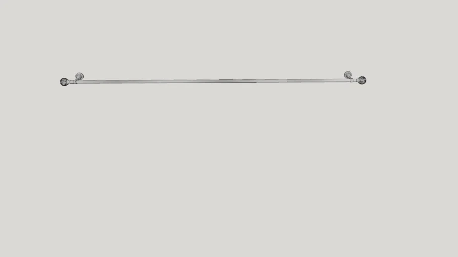 curtain rail | 3D Warehouse