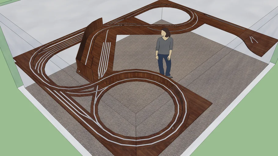 Model Train Layout | 3D Warehouse