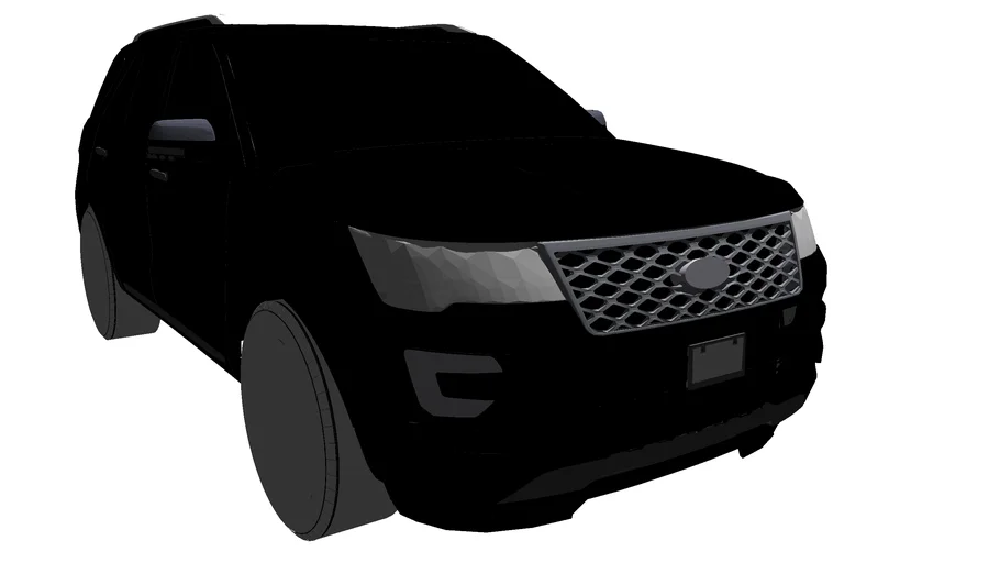 2017 - 2018 Ford Explorer Platinum Flex fuel | 3D Warehouse