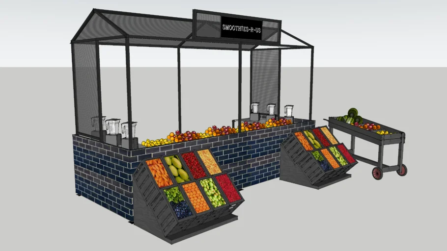 Food cart | 3D Warehouse