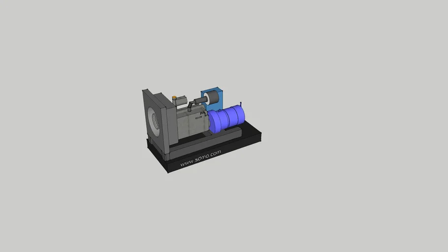 SDMO J130 diesel genset | 3D Warehouse