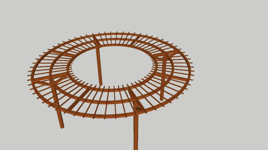 CIRCULAR TRELLIS | 3D Warehouse