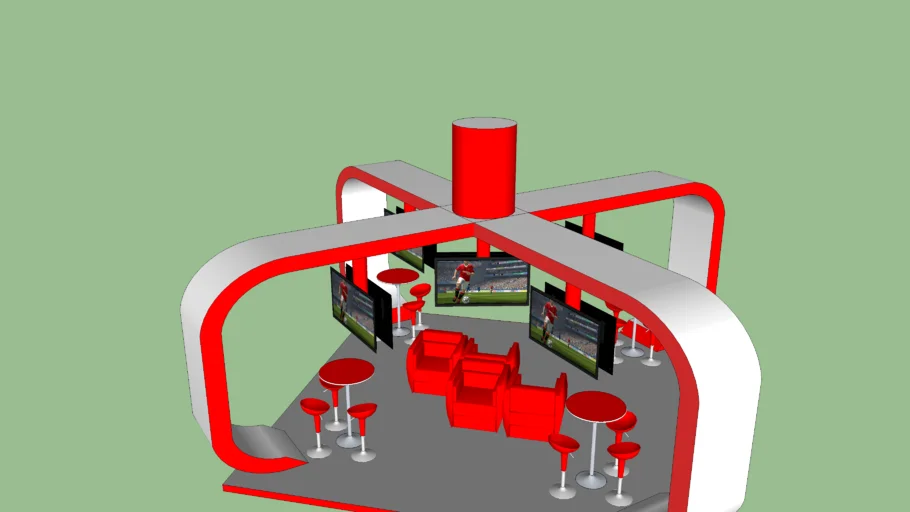 Telco Booth | 3D Warehouse
