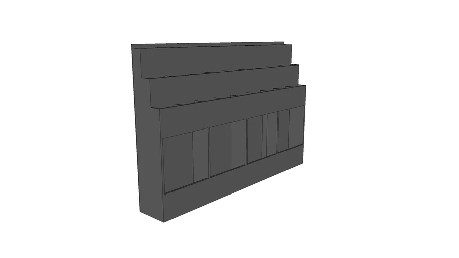 Punch Card Rack | 3D Warehouse